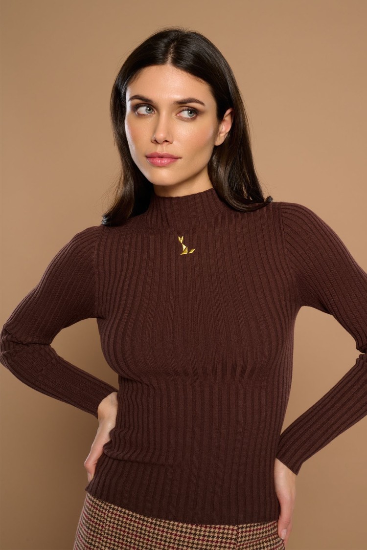 BROWN SOFIA SWEATER